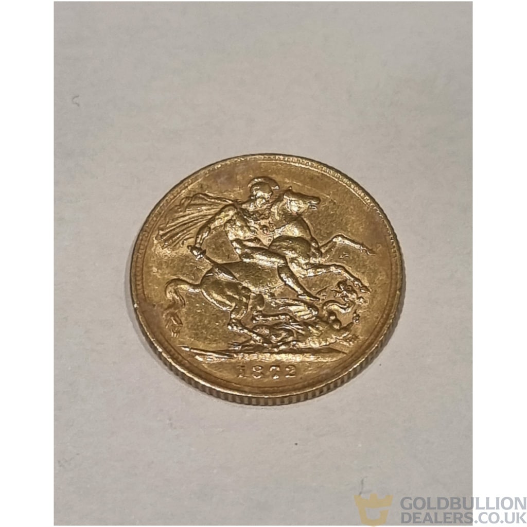 1872 Gold Sovereign - Victoria Young Head - London - Gold Bullion ...